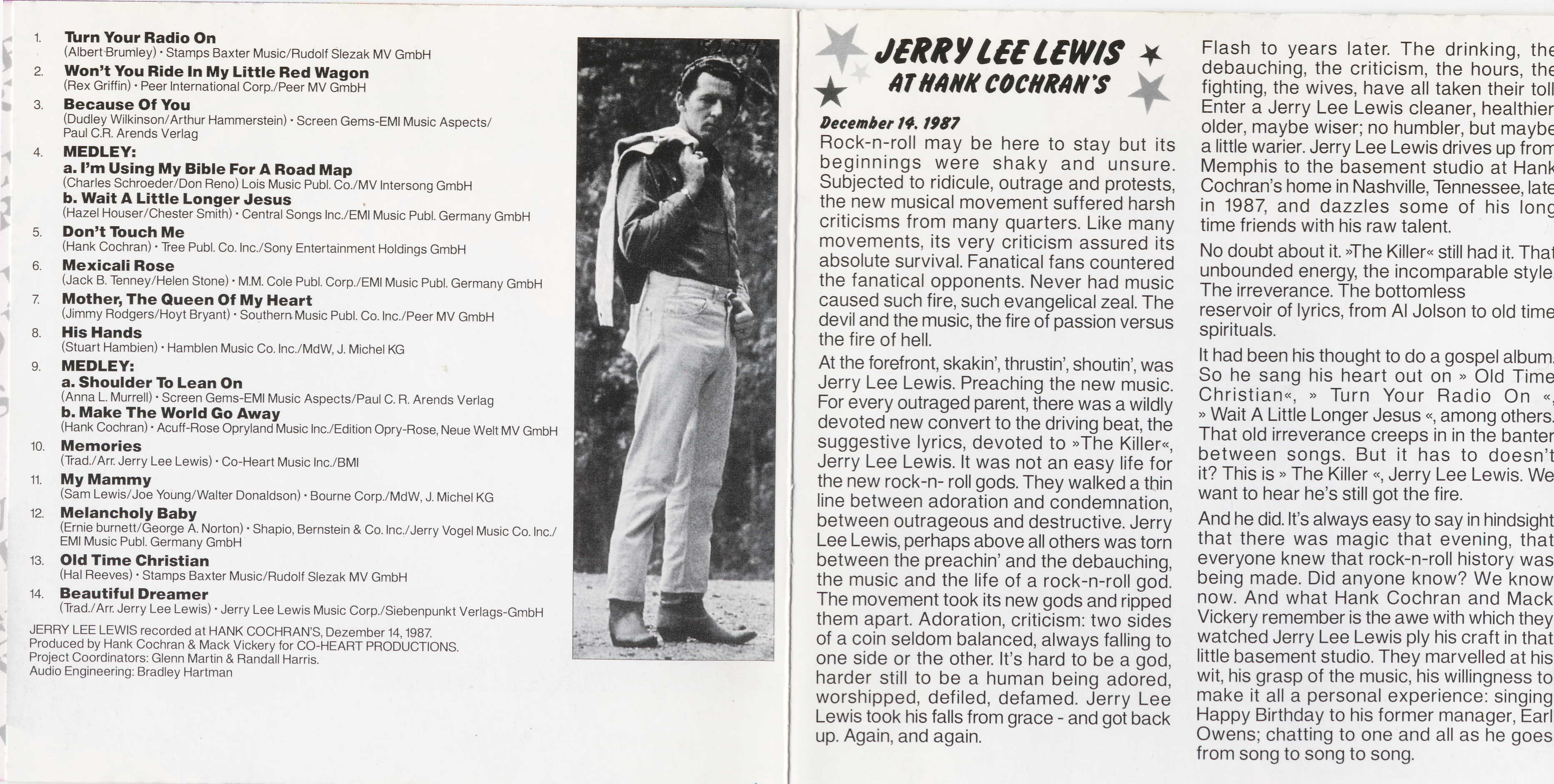 Jerry Lee Lewis Ferriday Fireball : Booklet | CD Covers | Cover Century ...